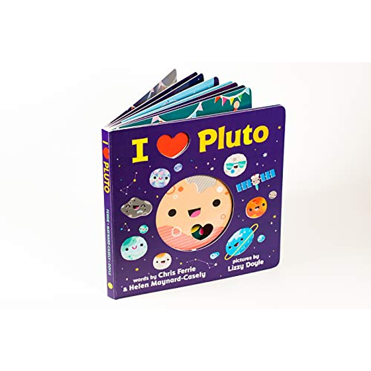 I Heart Pluto: A Rhyming Solar System Board Book with Unique Planet Cutouts - From the #1 Science Author for Kids