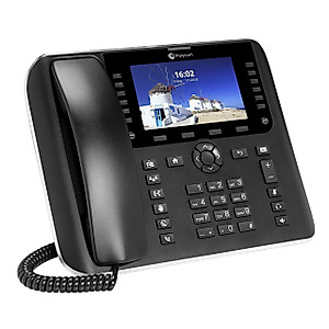 OBi2182 WiFi VOIP Phone with Power Adapter - 12-Line Cloud-Managed Gigabit Google Voice Phone with Color Display