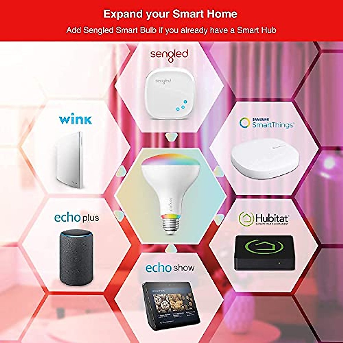 BR30 Soft White zigbee Bulb Bundle with BR30 Color zigbee Bulb, Smart Light Bulb Compatible with Alexa, Google Home, SmartThings, Indoor Flood Light for Cans, 650 LM E26, Smart Hub Required
