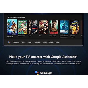 Xiaomi Mi TV Stick 4K Ultra HD Streaming Device, Android TV 11 with Google Assistant Voice Remote Control Streaming Media Player, Chromecast Built-in, 2GB 8GB HDR/AV1/2.4G/5G WiFi/BT 5.2, 2022 Latest