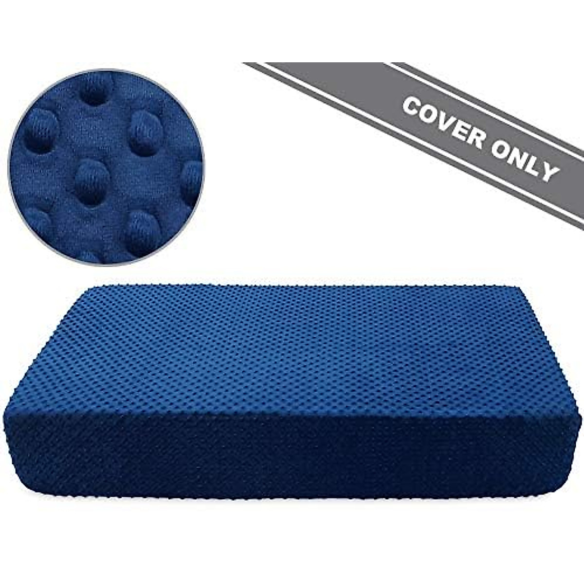 BlueSnail Waterproof Quilted Pack N Play Mattress Cover - Fits All Baby Portable Mini Cribs, Play Yards and Foldable Mattresses (White)