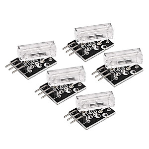 uxcell Percussion Knock Sensor Module with LED KY-031 for DIY Starter 5pcs