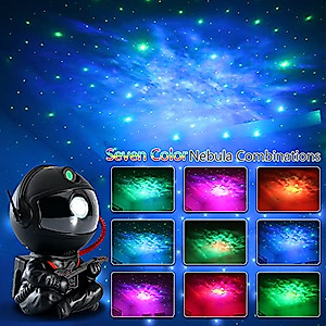 SHJQJJLBCQ Galaxy Projector, Astronaut Light Projector, Star Projector, Kids Night Light, Projector Lights for Bedroom, Adult Playroom,Ceiling, Room Decoration