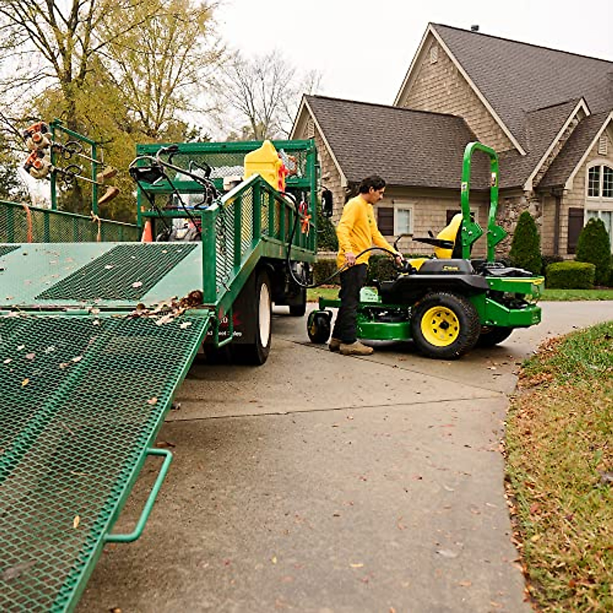 Scepter Flo N' Go Duramax 14 Gallon Portable Diesel Gas Fuel Tank Container Caddy with LE Fluid Transfer Siphon Pump and 10-Foot Long Hose, Yellow