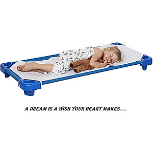 Daycare Cot Sheets for Toddler and Preschool - Daycare/Pre-School Cot Sheet - Corner Elastic Loops - Cot Bed Fitted Sheet - Poly Cotton Surface Pack of 6 (23" W X 40" L) - Burgundy