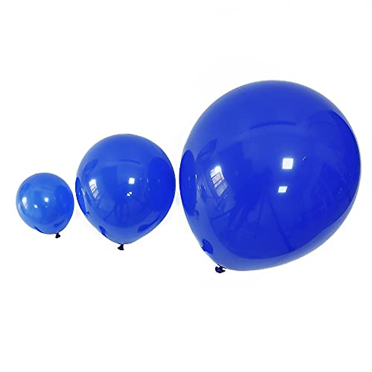 141pcs Navy Blue Balloon Garland Arch Kit 18'' 10'' 5'' Royal Blue Macaron Blue Balloons and Metallic Gold Silver Balloon for Kids Boys Birthday Party Wedding Baby Shower Decorations (Royal Blue)