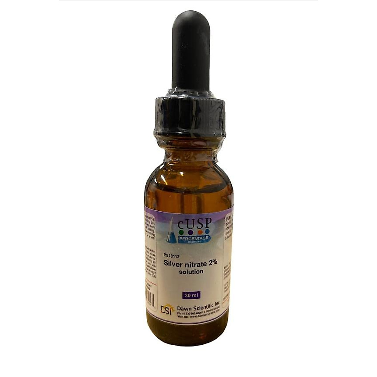 Silver Nitrate Solution 2% / 30mL / Fast Ship