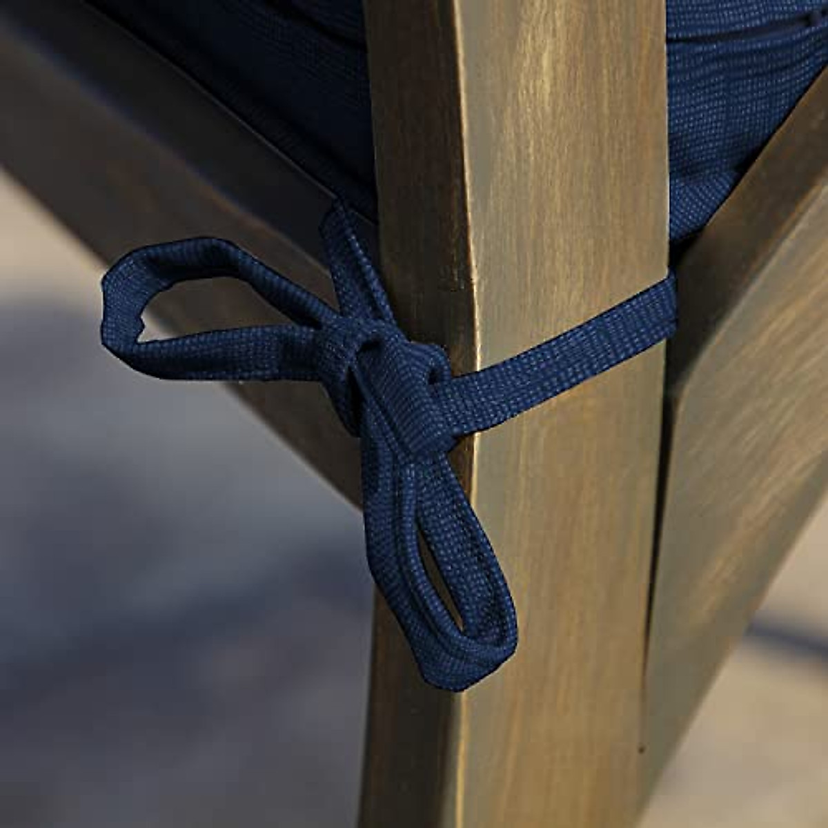 Arden Selections Modern Outdoor Seat Cushion 20 x 20, Sapphire Blue Leala