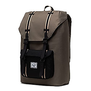 Herschel Supply Co. Little America Mid-Volume Bungee Cord/Black One Size