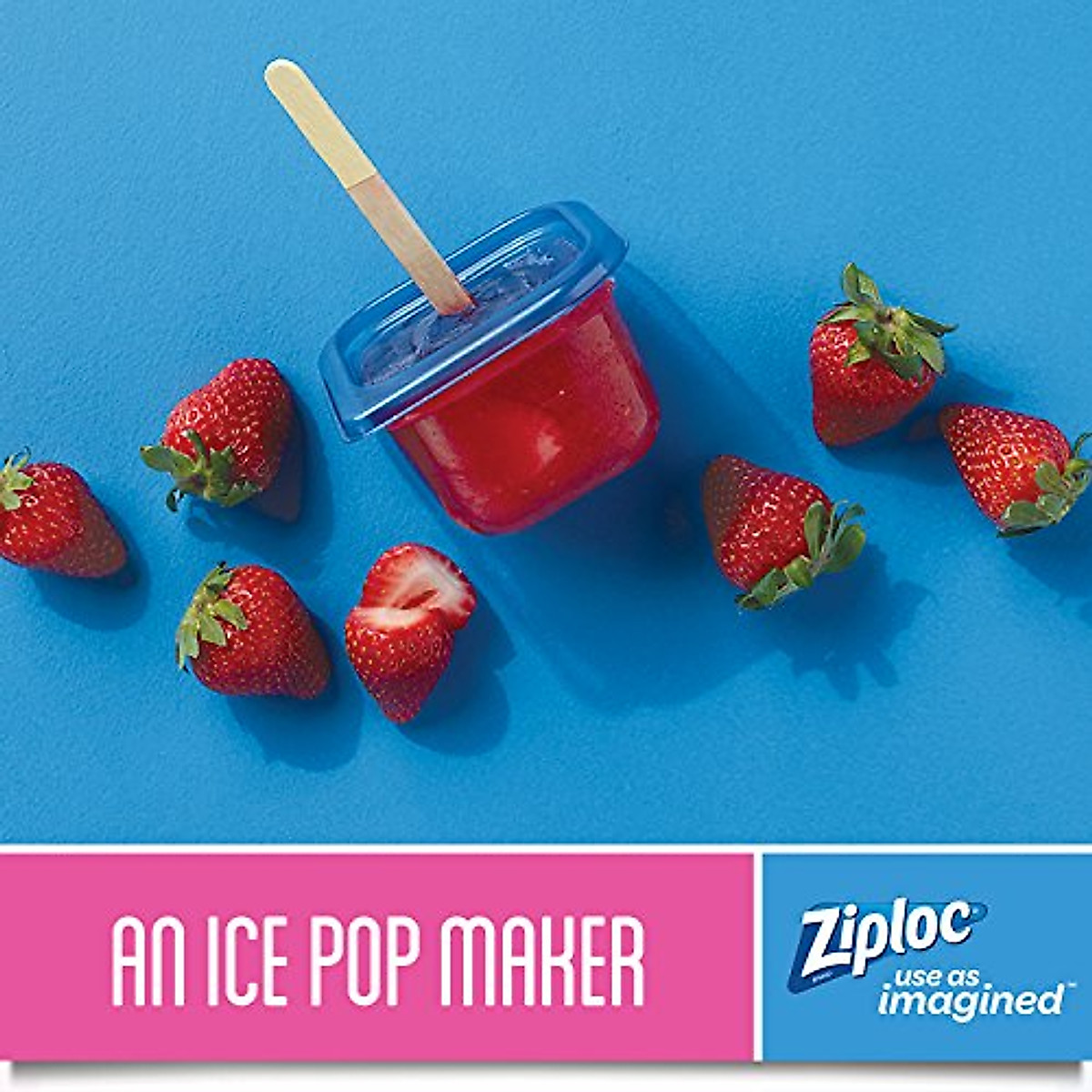 Ziploc Container with One Press Seal, Large Rectangle, 2 ct