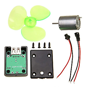 1 Set Portable Mini Wind Generator Wind Turbine Motor Charging of Micro Wind Turbine Emergency Mobile Phone
