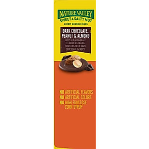 Nature Valley Sweet and Salty Nut Bars, Dark Chocolate Peanut Almond, 6 ct