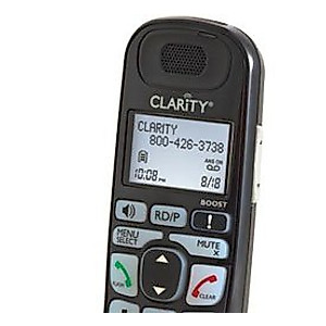 Clarity E814 Moderate Hearing Loss Cordless Phone with E814HS Expandable Handset Bundles (Clarity E814 with 3 E814HS)