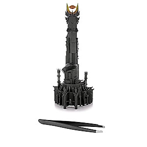 Fascinations Metal Earth Premium Series Lord of The Rings Barad-Dur 3D Metal Model Kit Bundle with Tweezers