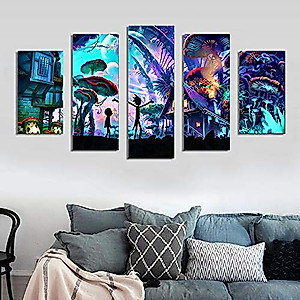 DIY 5D Full Drill Diamond Painting Kits for Adults Kids, Crystal Rhinestone Diamond Embroidery Paintings Arts Craft Home Wall Decor (Wonderland, 37.4 x 17.7 Inch)