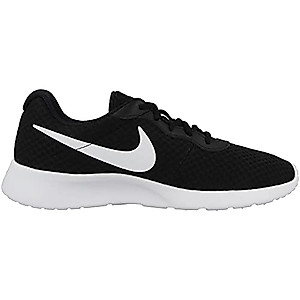 Nike Womens Tanjun Black/White-Barely Volt-Black 7.5