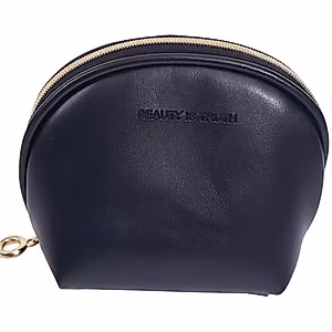 Eliaukly Small Makeup Bag,Cute Cosmetic Bag Coin Purse Lipsticks Pouch with Zipper for Women Makeup Essentials Accessories(Black)