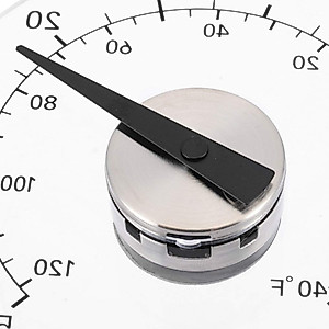 GuDoQi Indoor Outdoor Window Thermometer, No Battery Required, Transparent Dial, Weather Thermometer, Accurate Readings for Home, Office, Patio