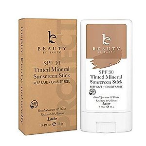 Tinted Sunscreen for Face - SPF 30 Tinted Mineral Sunscreen Face Stick Sun Screen, Tinted Face Sunscreen Stick, Face Sunblock Face Sunscreen for Sensitive Skin, Travel Size Sunscreen, Zinc Sunscreen