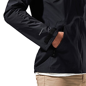 Berghaus Mens Jacket Waterproof Hydroshell Raincoat, Black, X-Large US