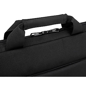 Lenovo Laptop Shoulder Bag T215 15.6 inch - Black- Slip Laptop Compartment - Front Zippered Pocket - Adjustable Strap