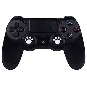 Gametown® Analog Controller Cap Cover Thumb Stick Grip for Sony PS4 PS3 XBOX One 360 Controller White Cat Pad
