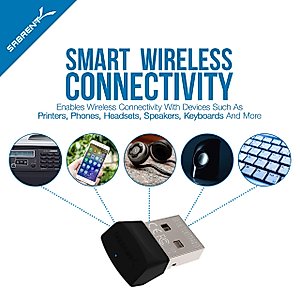 10 Port 60W USB 3.0 Hub with Individual Power Switches and LEDs Includes 60W 12V/5A Power Adapter+USB Bluetooth 4.0 Micro Adapter for PC [v4.0 Class 2 with Low Energy Technology]