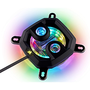 Corsair Hydro X Series XH305i Hardline Water Cooling Kit with/incl XC7 CPU Water Block, XR5 360mm Radiator, XD5 Pump Res and iCUE QL120 RGB Fans