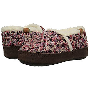 Acorn Unisex-Child L'il Jam Moc Slipper, Raspberry, 3-4 Big Kid