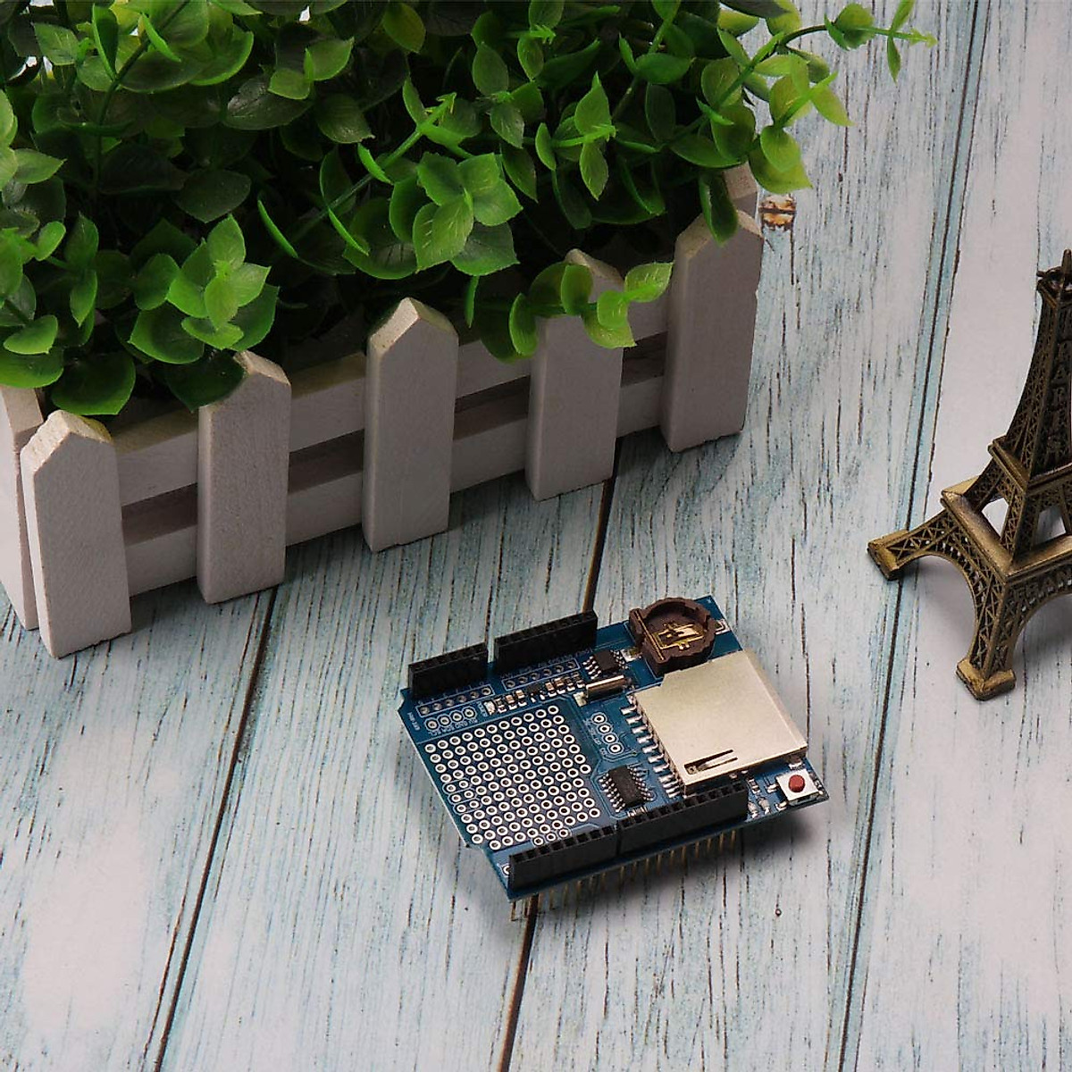 Ximimark 2PCS Data Logger Module Logging Shield Data Recorder DS1307 for Arduino UNO SD Card