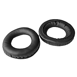Replacement Ear Pads Compatible with Samson Technologies SR850 SR950 Over-The-Head Headphones (Leatherette)