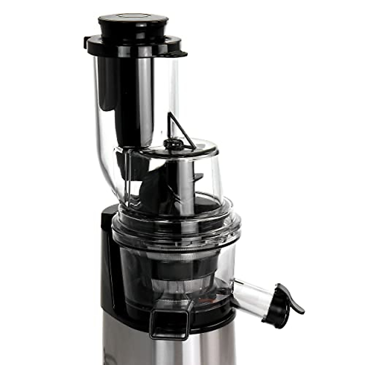 Megachef Pro Stainless Steel Slow Juicer, Chrome Silver