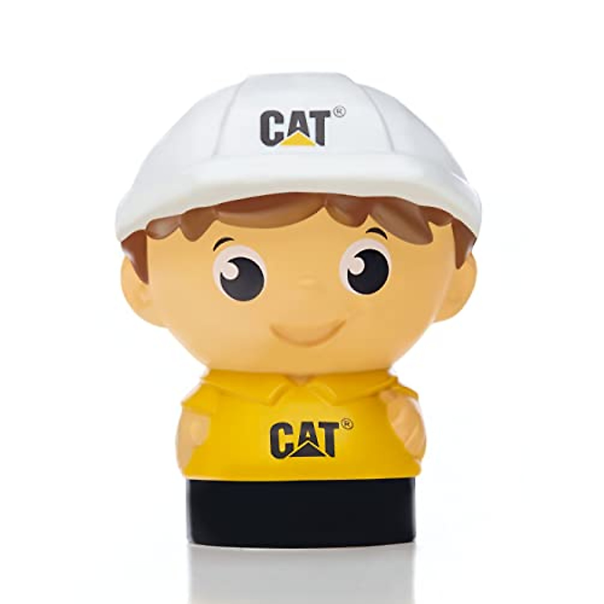 MEGA BLOKS Cat Toddler Blocks Building Toy Set, Lil’ Dump Truck with 7 Pieces and Storage, 1 Figure, Yellow, Ages 1+ Years