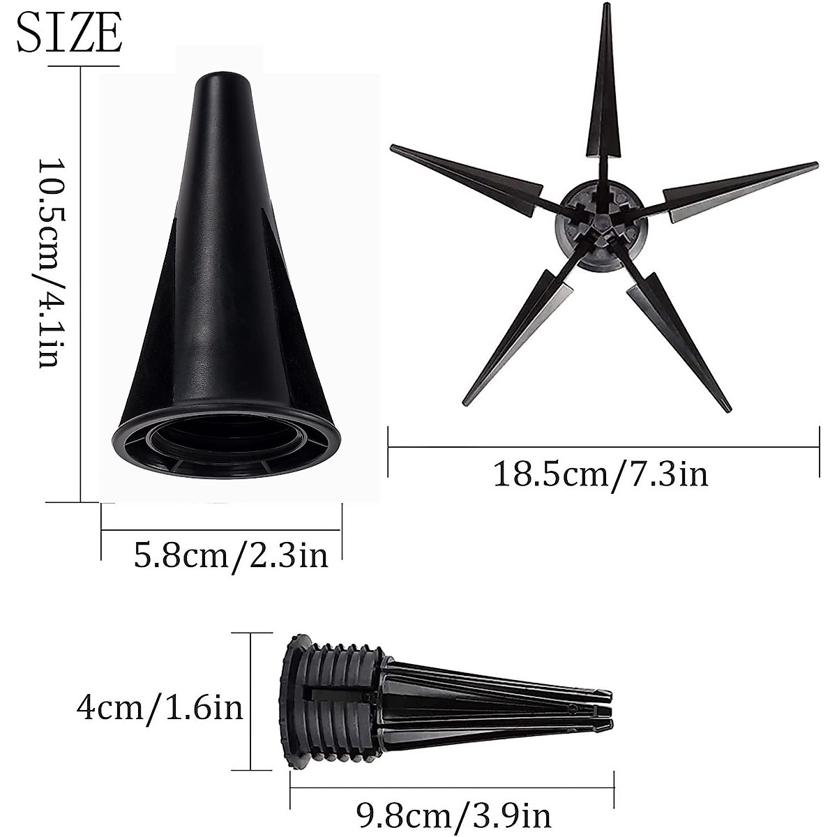 Clarinet Stand 5-Leg Metal Portable Foldable Holder Accessory for wind instruments