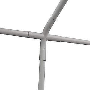 vidaXL Party Tent Heavy Duty with Windows Side Walls Outdoor Patio Garden Pop Up Gazebo Canopy White 39.4' x 19.7'