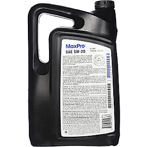 Mopar Genuine Chrysler Parts & Accessories Maxpro SAE 5W-20 Motor Oil 5-Quart (1.3 U.S. GAL)