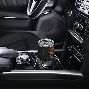 LAZHANG Keyshia Music Cole Stainless Steel Insulated Car Sippy Cup With Lid Travel Mug for Cold Hot 20 oz