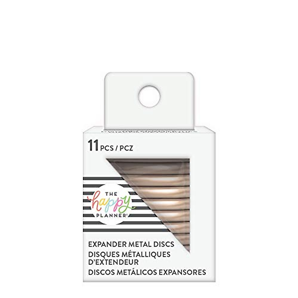 me & my BIG ideas Metal Expander Discs, Rose Gold - The Happy Planner Scrapbooking Supplies - Add Extra Pages, Notes & Artwork - Create More Space for Notebooks, Planners & Journals - Expander Size