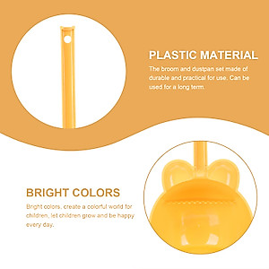 Operitacx Child Play Broom Broom and Dustpan Vacuum Cleaner Kids Set Sweeping Cleaning Props Kindergarten House Cleaning Tools for Boys and Girls Household Vacuum Cleaners Broom