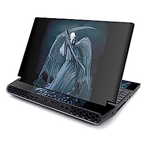 MightySkins Skin Compatible with Alienware Area-51M 17" (2019) - Death Reaper | Protective, Durable, and Unique Vinyl Decal wrap Cover | Easy to Apply, Remove, and Change Styles | Made in The USA