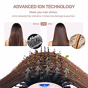 Hair Dryer Brush, Aima Beauty One Step Hair Dryer and Styler Volumizer with Negative Ion for Reducing Frizz and Static, Hair Styling Tools, Pink