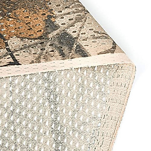 LOOGU Camo Netting, Duck Blinds Cover, Quiet Mesh Net, Camouflage Netting Cover Army Military 59" W Mesh Fabric Cloth Material for Hunting Blind