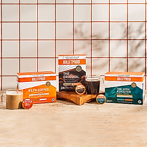 Bulletproof Original Medium Roast Whole Bean Coffee, 12 Ounces, 100% Arabica Coffee Sourced from Guatemala, Colombia, & El Salvador