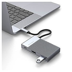 HyperDrive GEN2 6-in-1 USB-C Hub - 2X Speed, 2X Power - HDMI 4K60Hz, USB-A 10Gbps, MicroSD/SD UHS-II 312MB/s, USB-C Power Delivery 100W, and 3.5mm Audio Jack