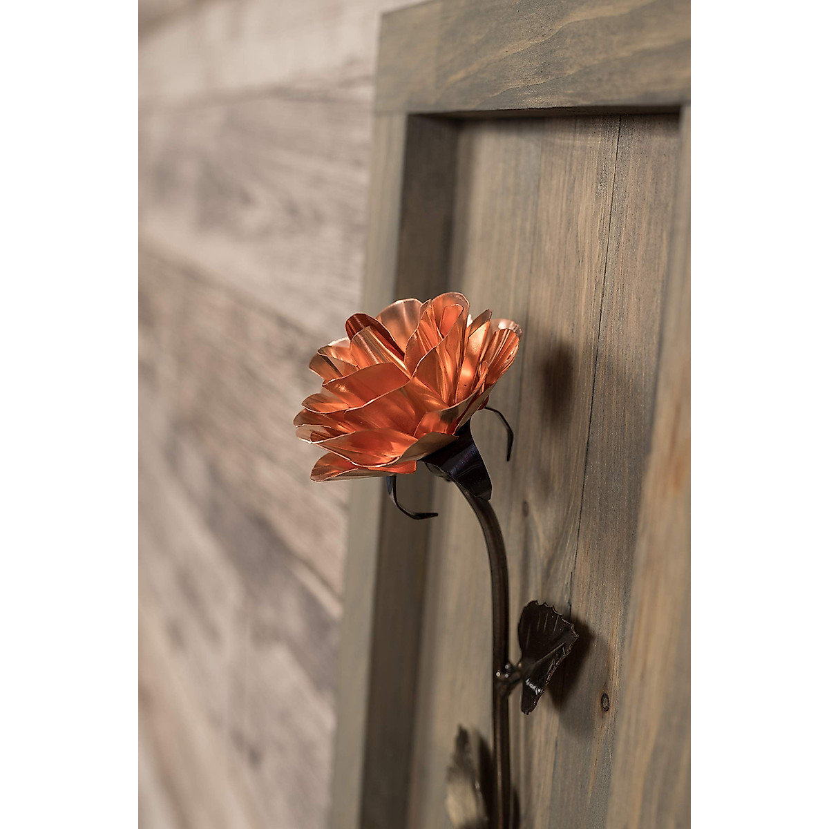 Personalized Gift - Framed Copper Rose for 7th Wedding Anniversary