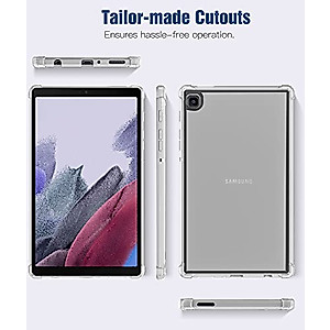 TiMOVO Clear Case for Samsung Galaxy Tab A7 Lite 8.7 2021 (SM-T220/T225/T227), Shockproof Drop Protection Slim Lightweight TPU Transparent Back Cover Shell for Galaxy Tab A7 Lite 8.7 2021 Tablet