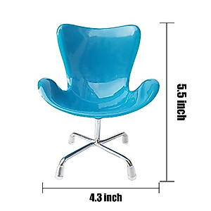 WOLEDOE Hedgehog Supplies, Pet Chair Photography Props, Small Animal Furniture for Cage Accessories - Blue