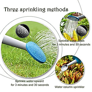 XXXFLOWER Watering Can Outdoor Plant Lightweight Deluxe 1.5 Gallon Plastic 6 L Resin Water Cans with Detachable Sprinkler Head Green Watering Pot for Office House Indoor Garden