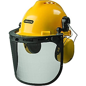 Oregon Chainsaw Safety Helmet with Visor & Ear Muffs Combo Set