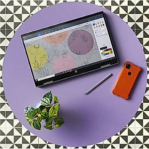 HP Pavilion x360 15-in 2-in-1 Laptop/Tablet with Intel i5-1235U, 12GB RAM - Silver Bundle with Elite Suite 18 Software + 1 Year Protection Warranty